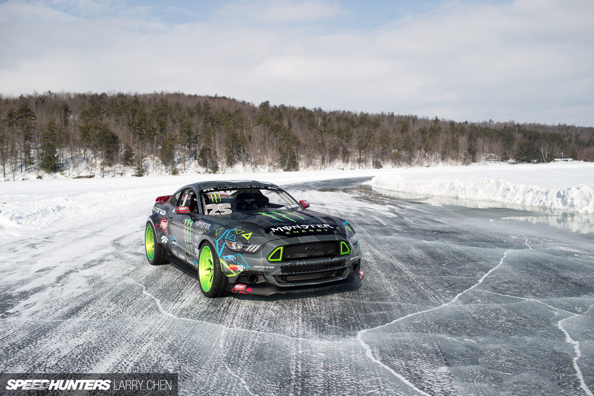 Mustang Meltdown: Vaughn Gittin Jr. On Ice - Speedhunters