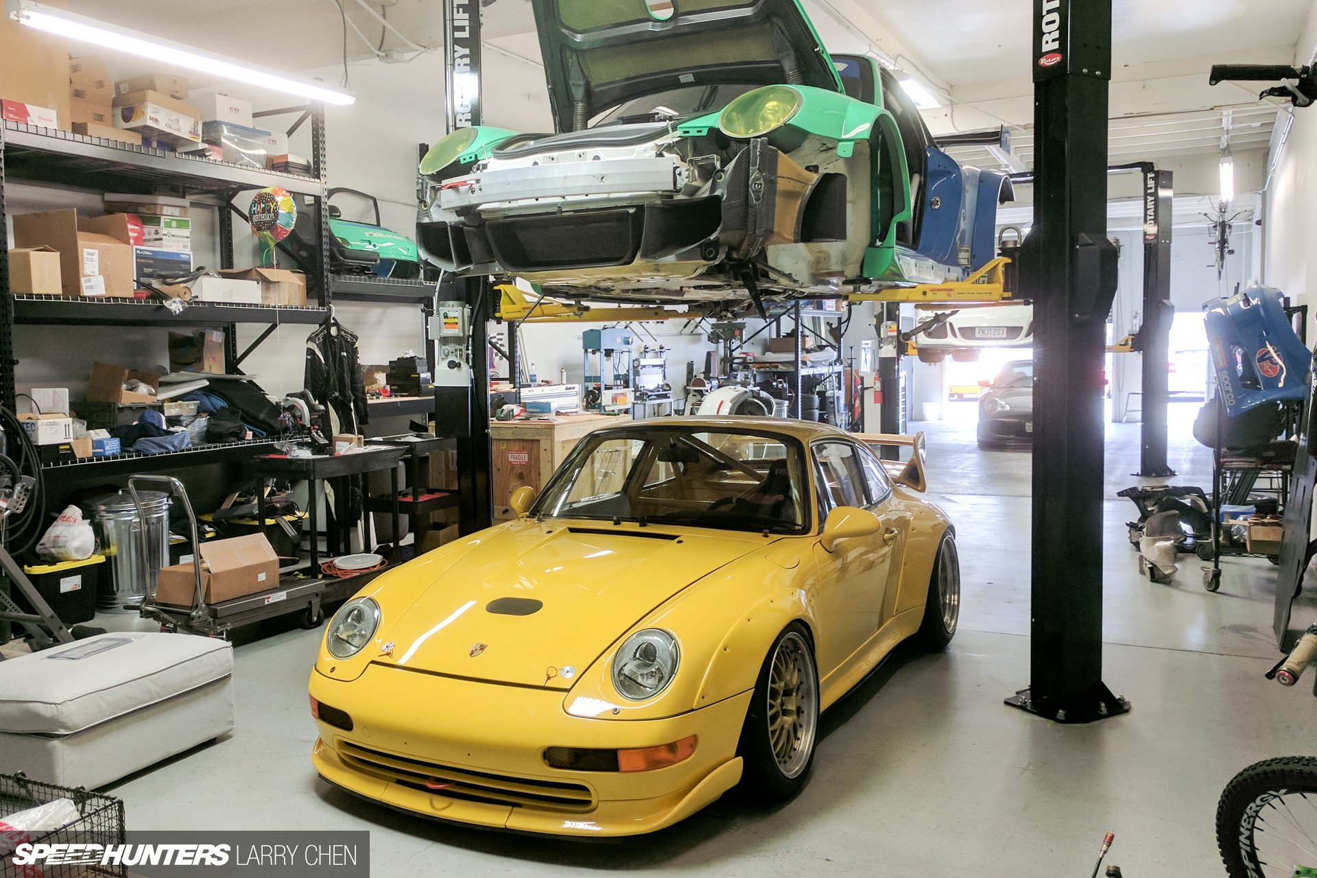 Project 996 Turbo Gets KW's Hydraulic Lift System - Speedhunters