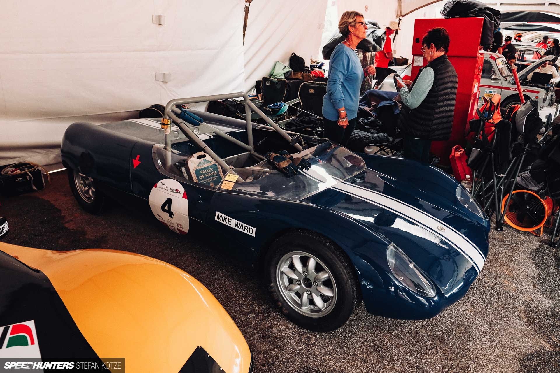 Classic Car Racing At The Jaguar Simola Hillclimb: The Pit Lane ...
